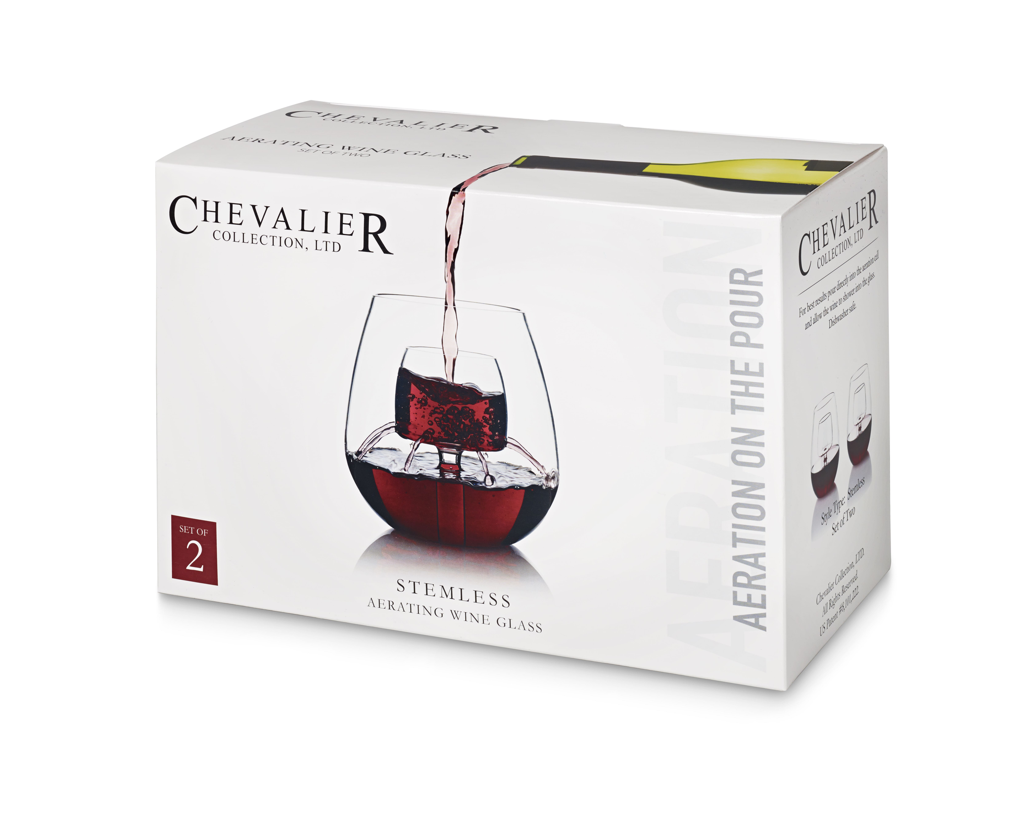 Stemless Aerating Wine Glass – Chevalier Collection, Ltd.